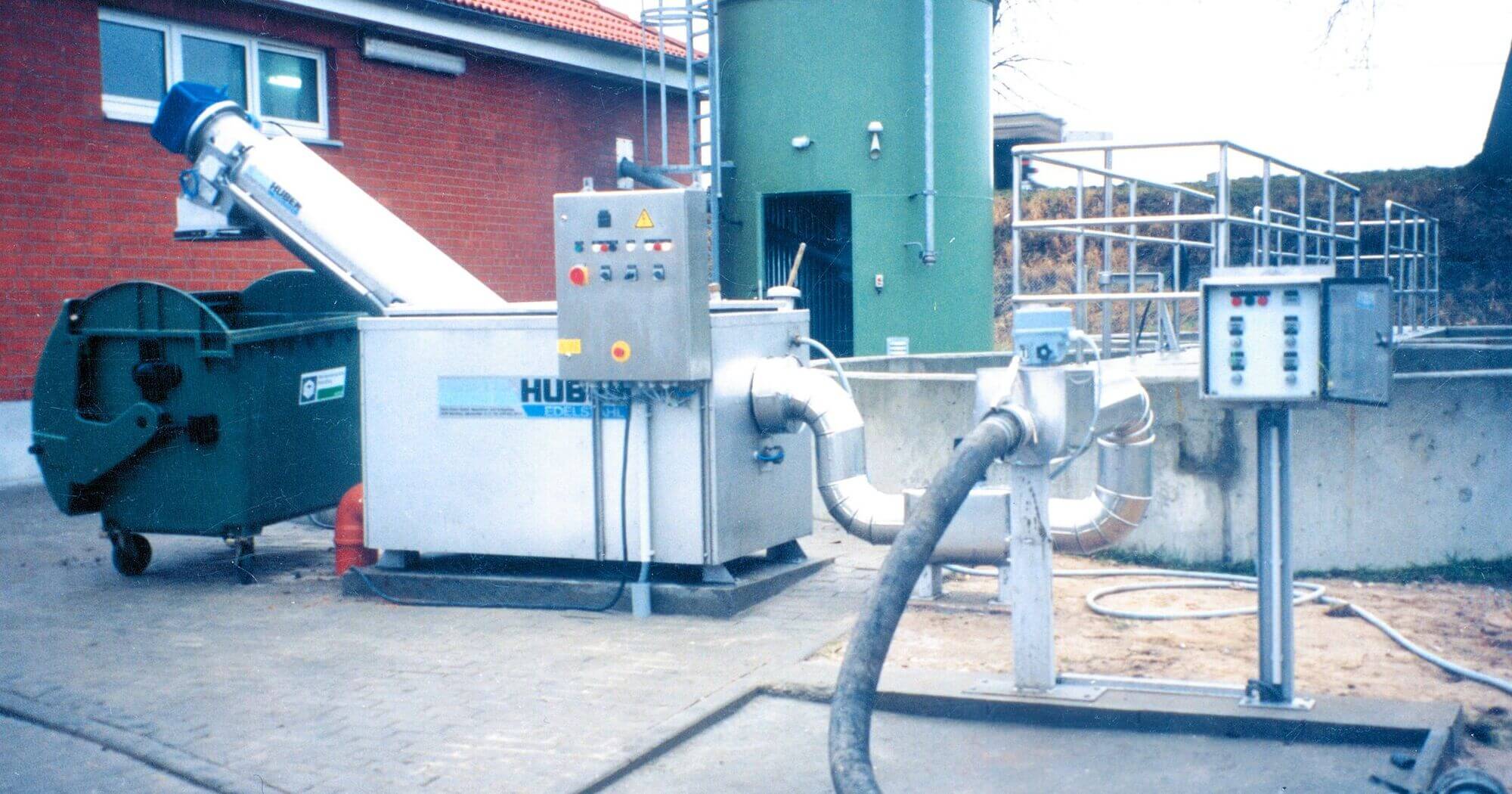 Septage receiving stations for efficient acceptance and screening ...