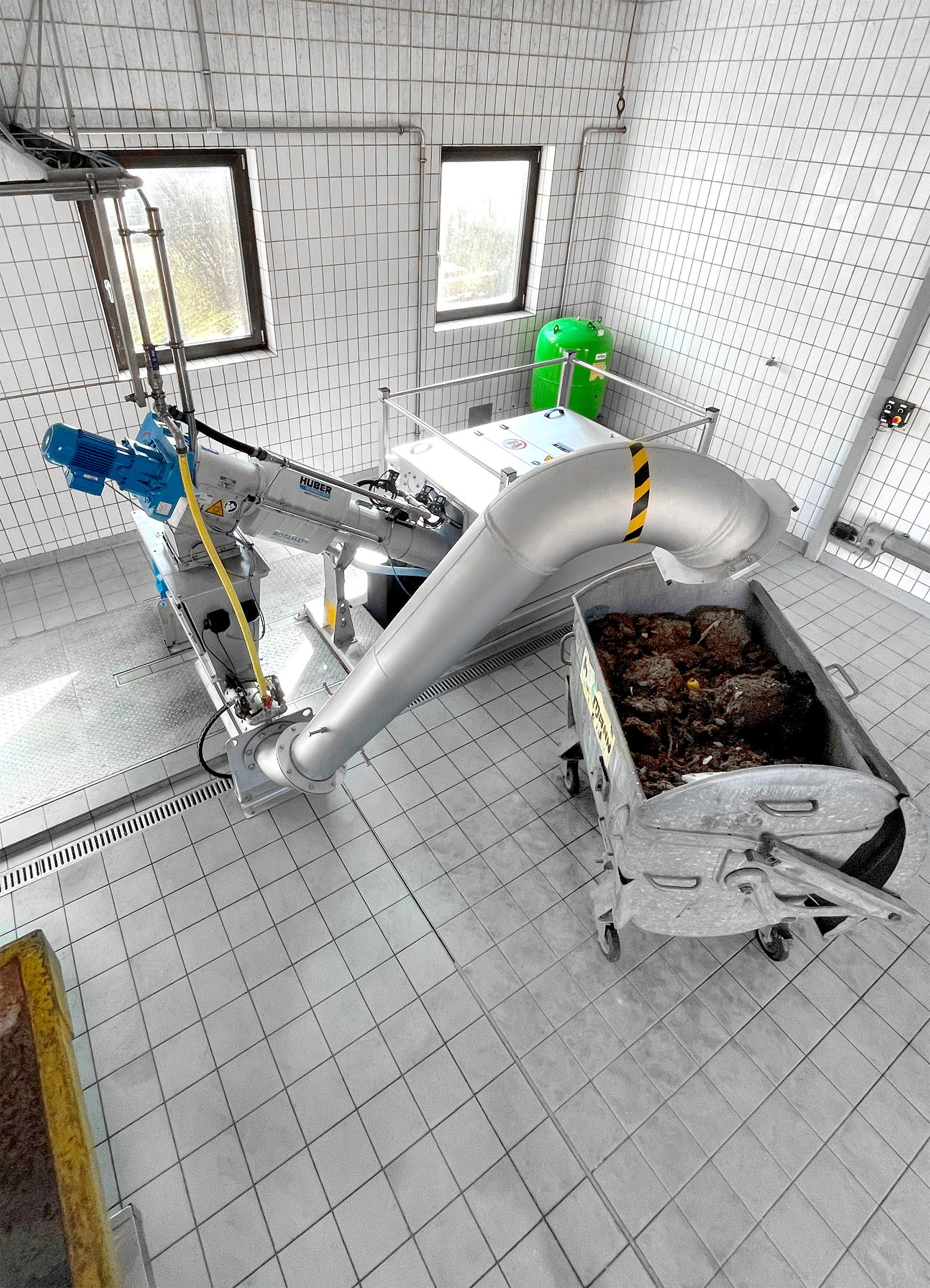 Reduced plant contamination through installation of a HUBER Rotary Drum ...