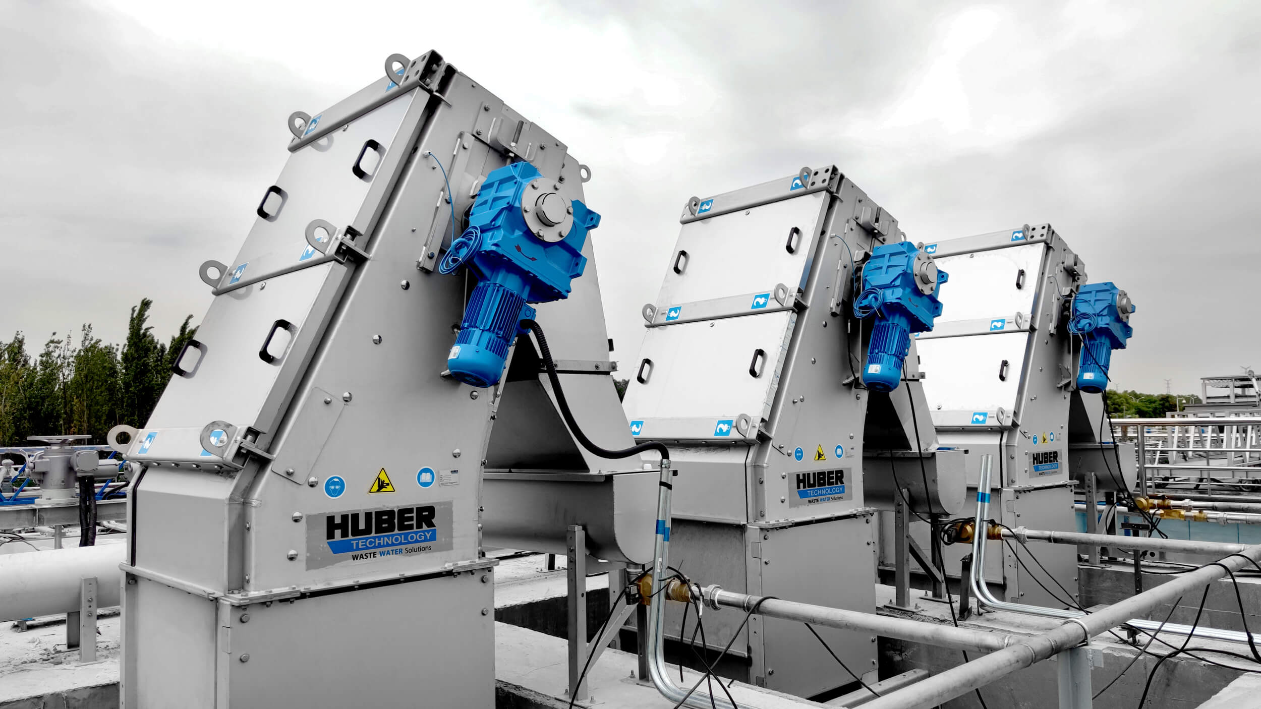 HUBER Multi-Rake Bar Screen RakeMax® CF | HUBER Technology