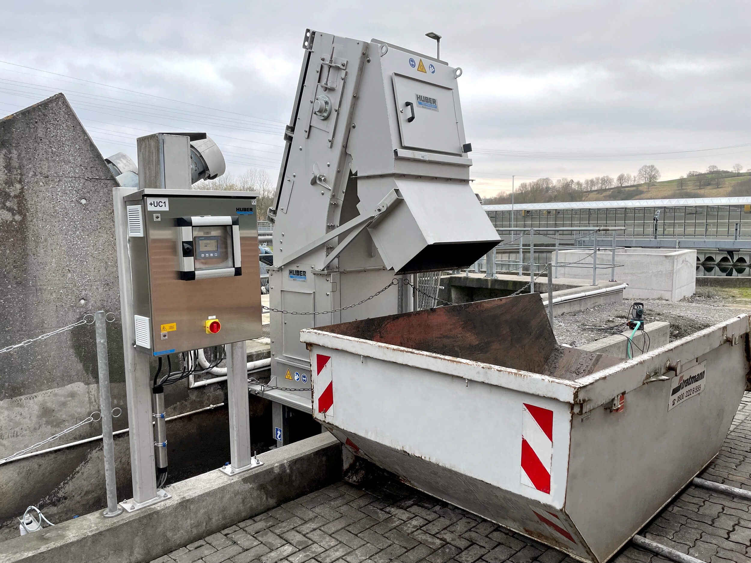 HUBER Multi-Rake Bar Screen RakeMax® CF | HUBER Technology