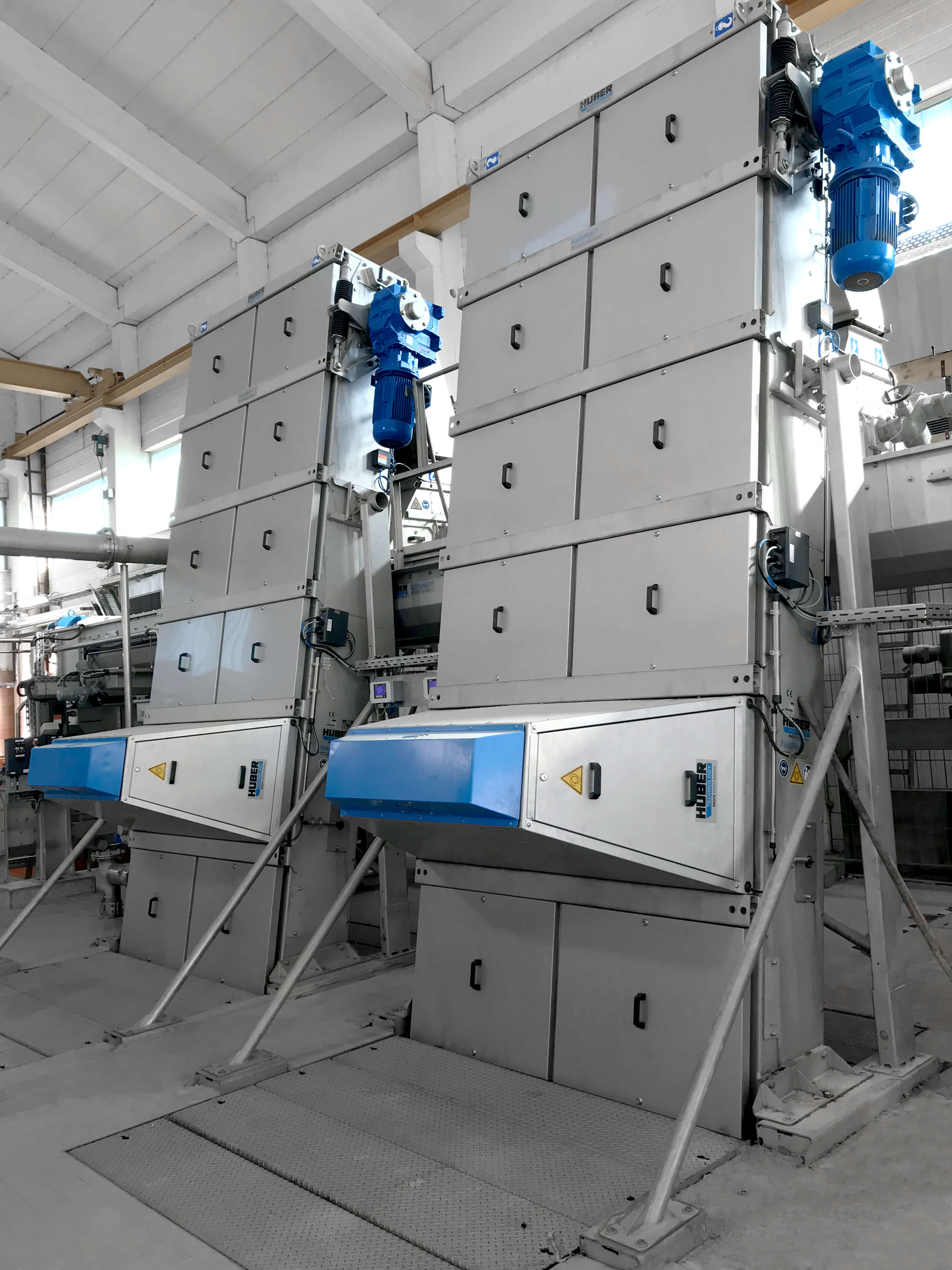 HUBER Multi-Rake Bar Screen RakeMax® | HUBER Technology