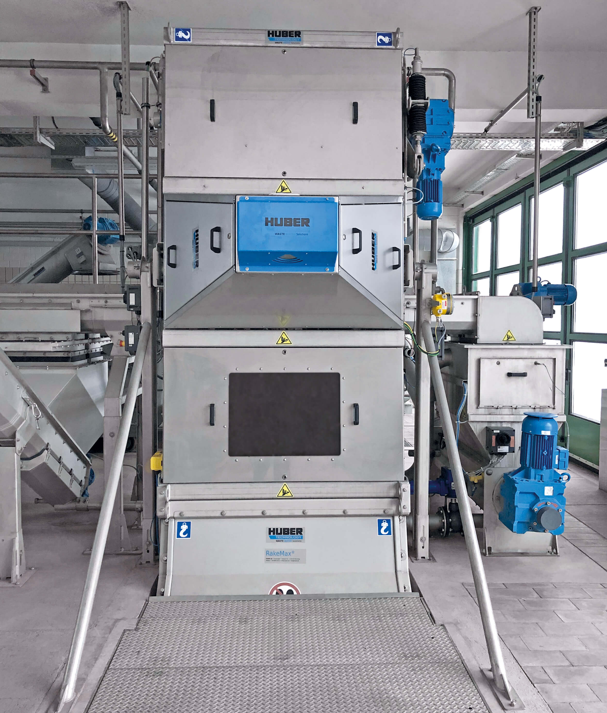 HUBER Multi-Rake Bar Screen RakeMax® | HUBER Technology