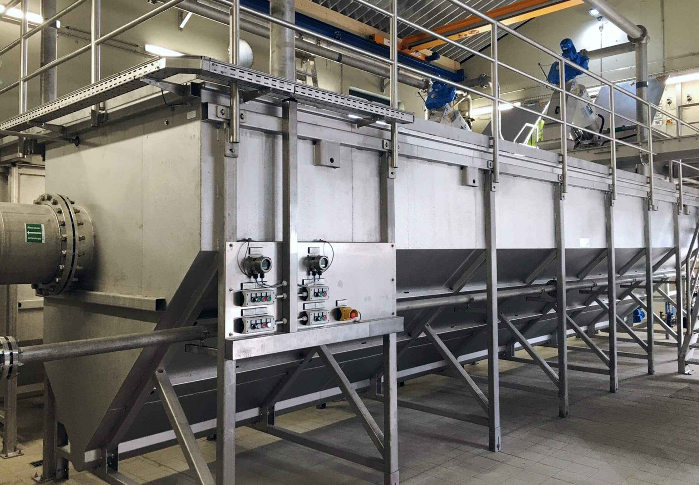 HUBER Longitudinal Grit Trap ROTAMAT® Ro6 | HUBER Technology