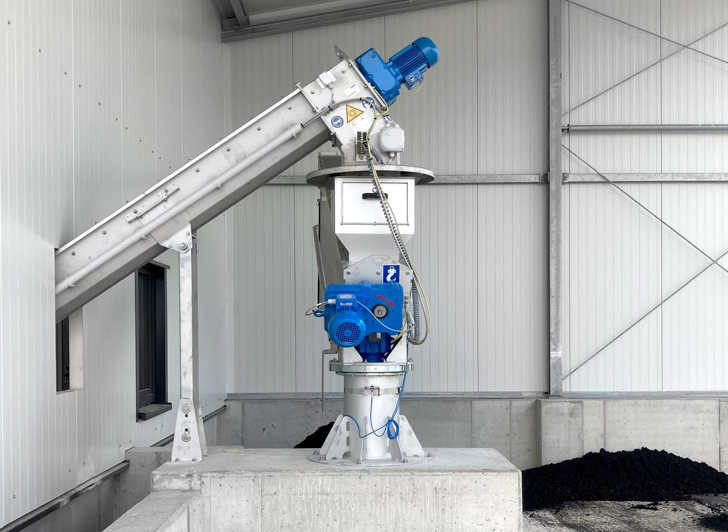 HUBER Lidded Trough Screw Conveyor Ro8 T | HUBER Technology