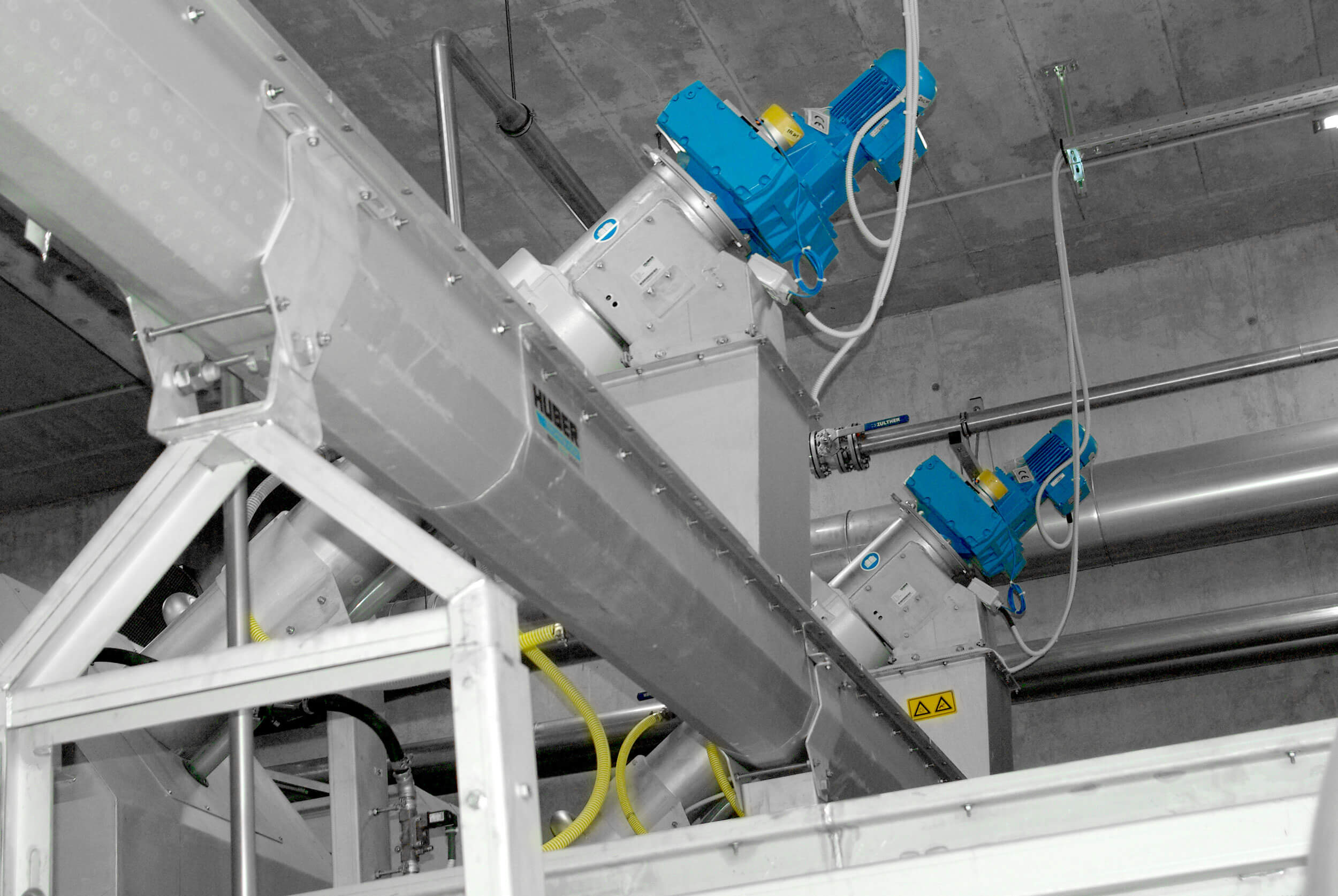 HUBER Lidded Trough Screw Conveyor Ro8 T | HUBER Technology