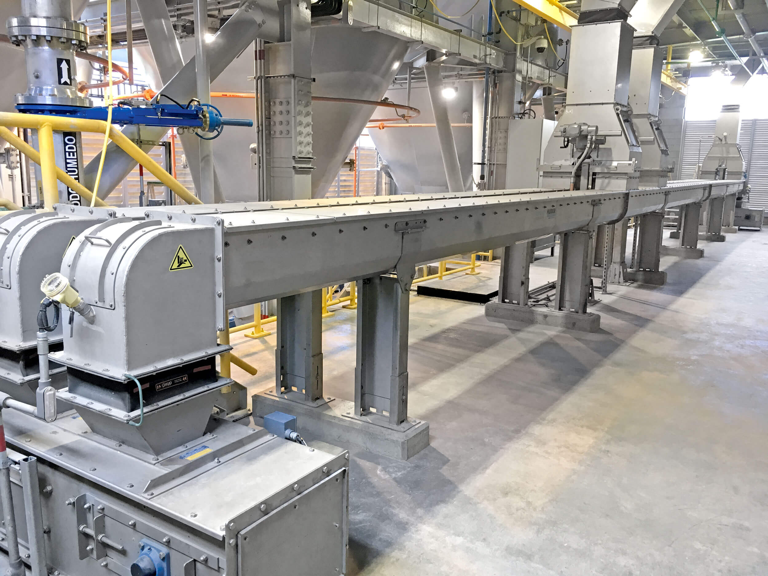 HUBER Lidded Trough Screw Conveyor Ro8 T | HUBER Technology