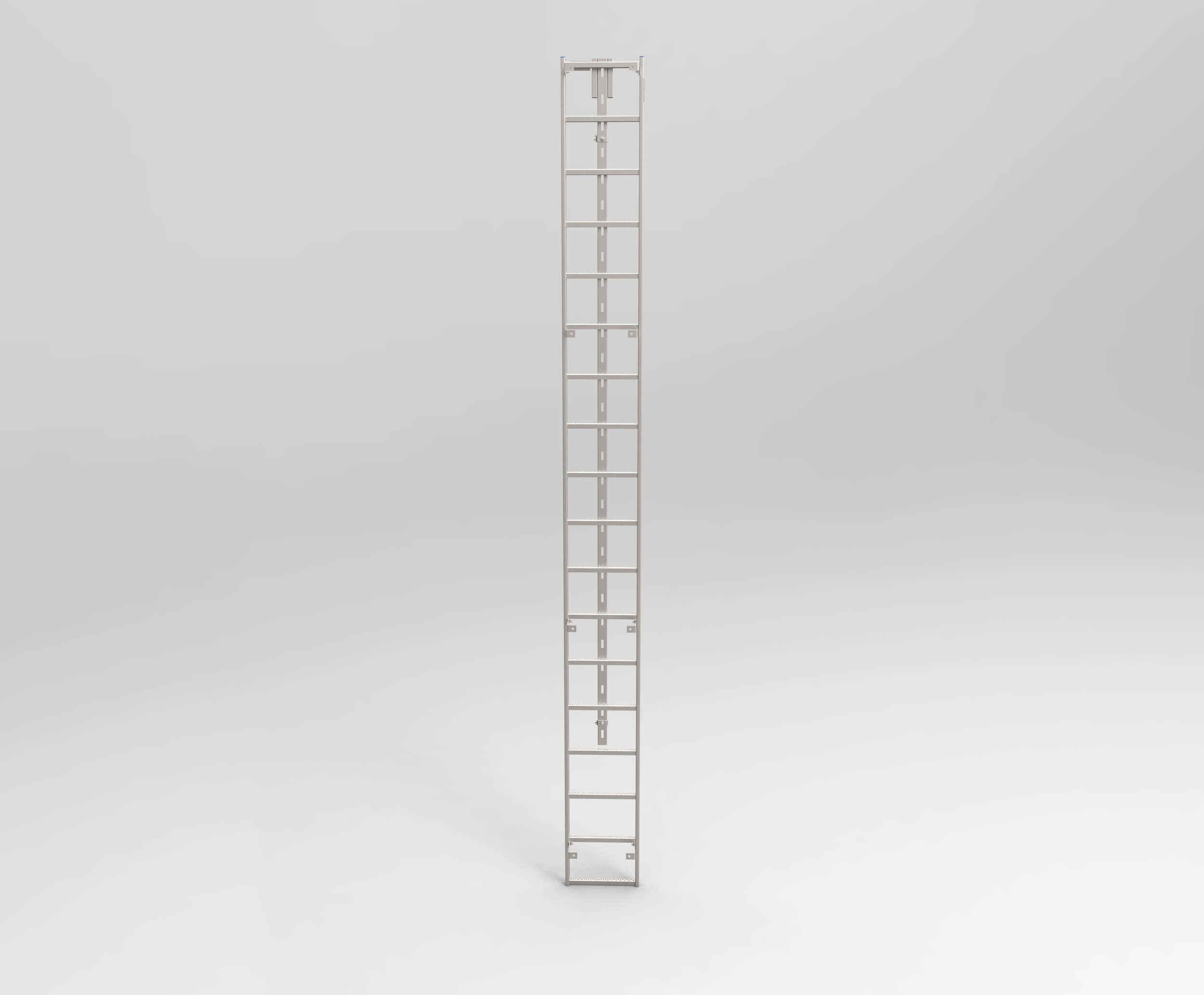 Safety access ladder with safety guard rail SiS2 | HUBER Technology