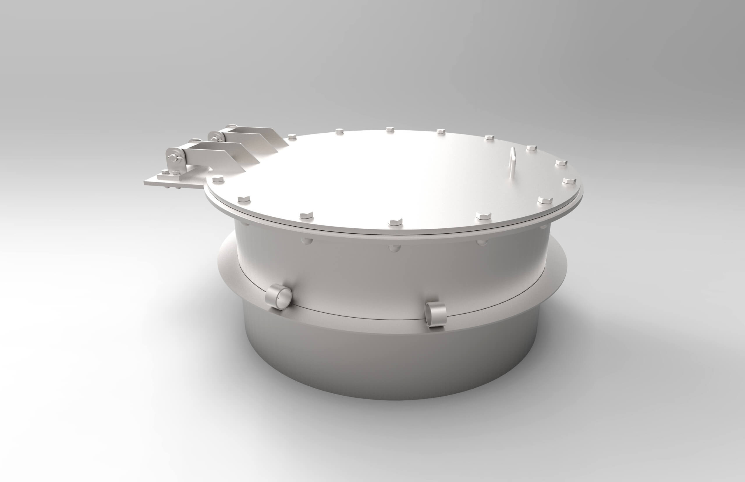 Round Access Cover TT8a with Screwed Joints | HUBER Technology